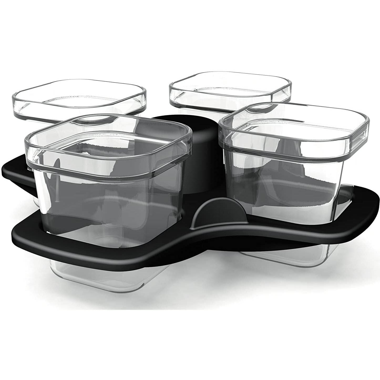 Pachet 4 cupe pentru copt, 1suport din plastic XA702070 in Accesorii ...